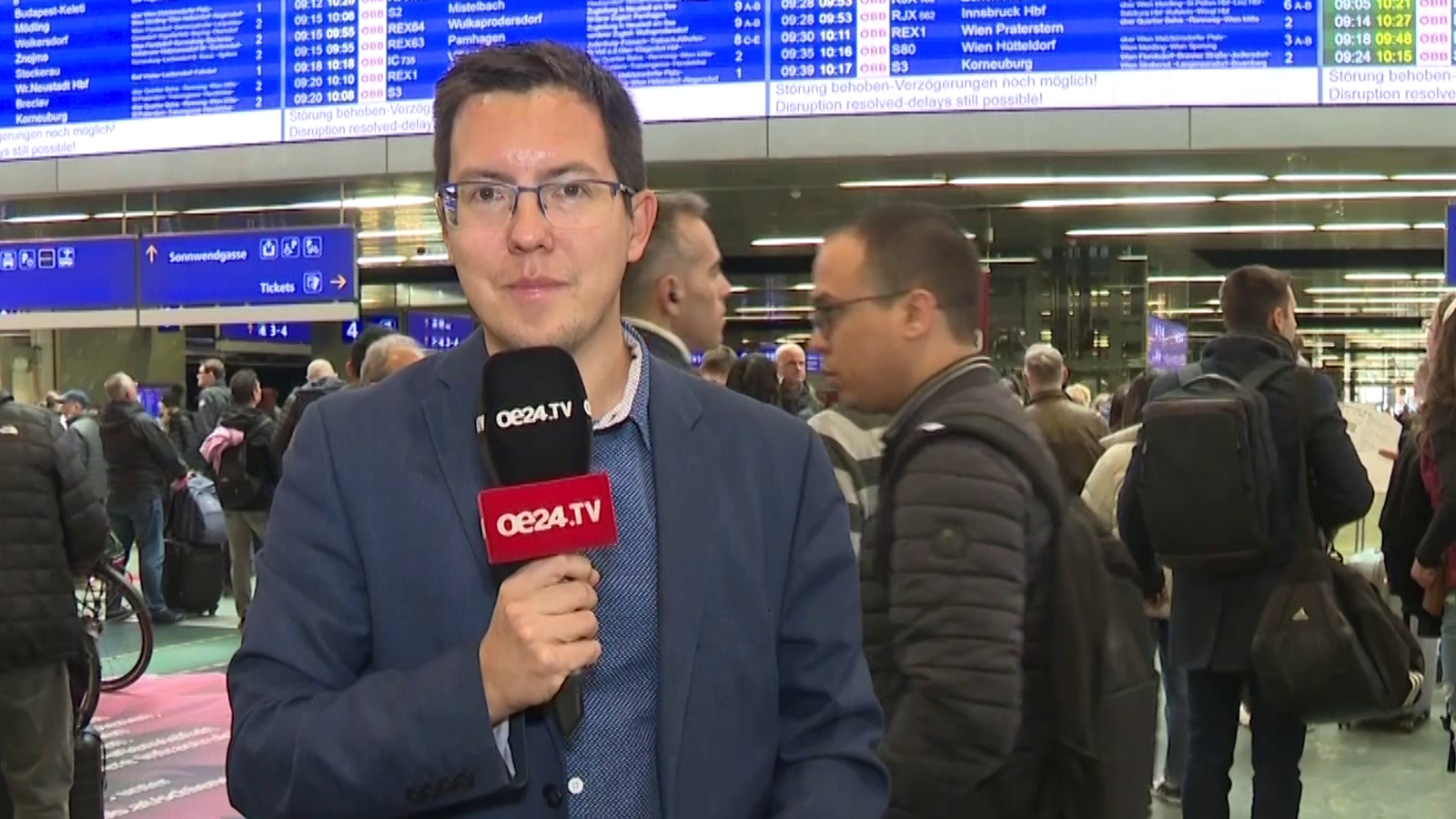 ÖBB: Gesamter Zugverkehr in Ostösterreich war lahmgelegt - oe24.tv