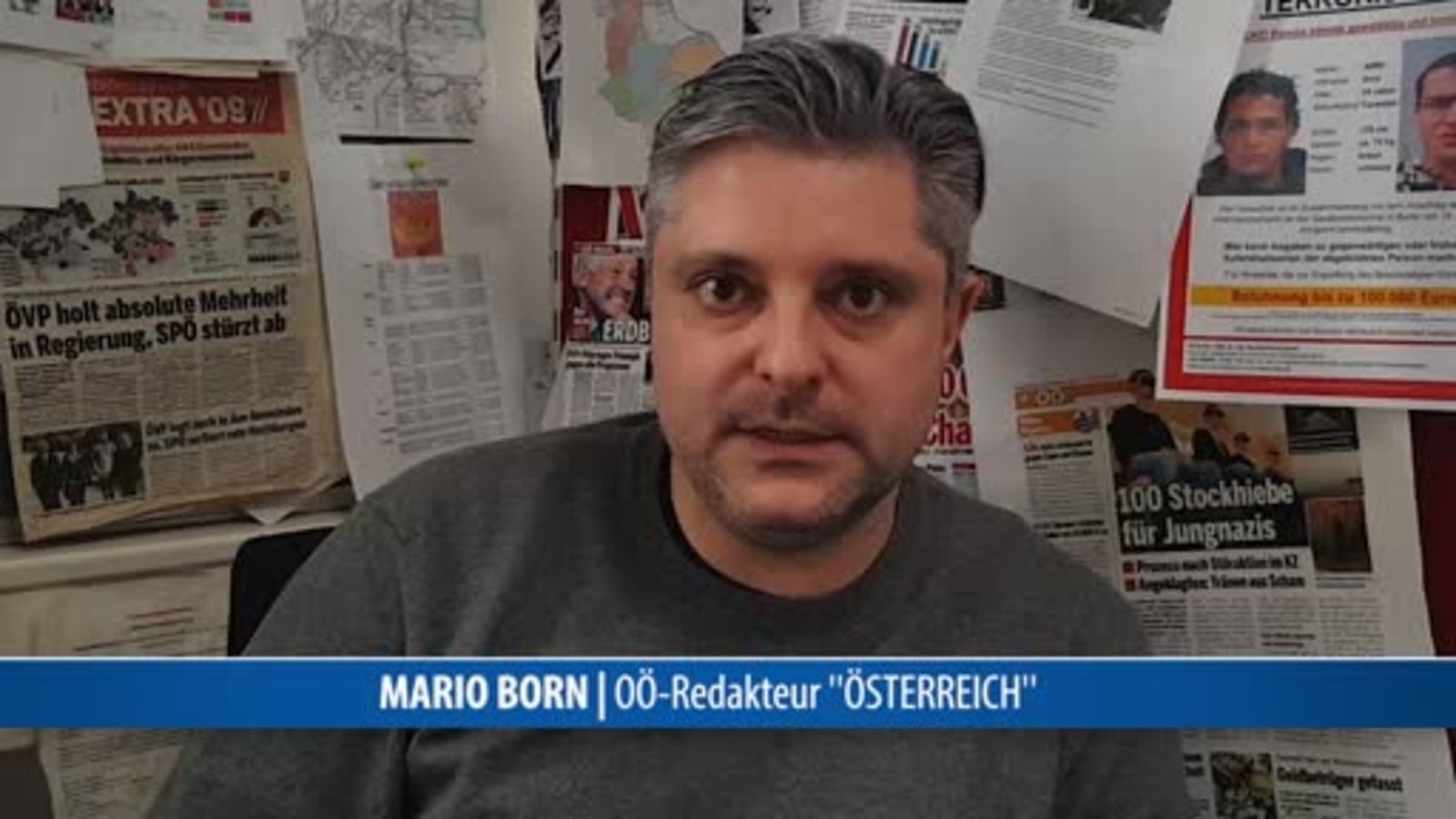 "ÖSTERREICH" OÖ-Redakteur Mario Born zu Phüringer Rücktritt - oe24.tv