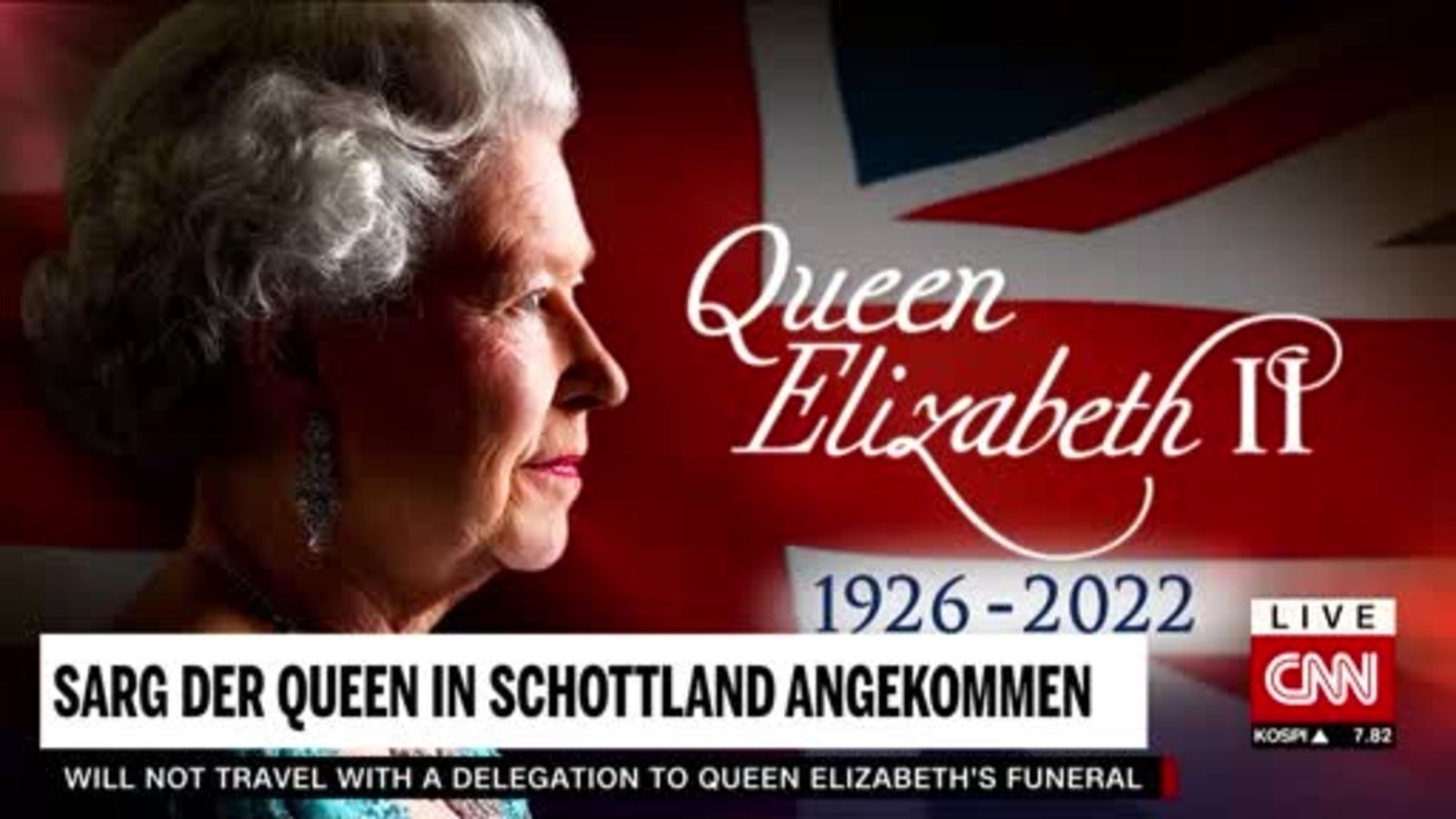 Der Sarg der Queen ist in Edinburgh - oe24.tv