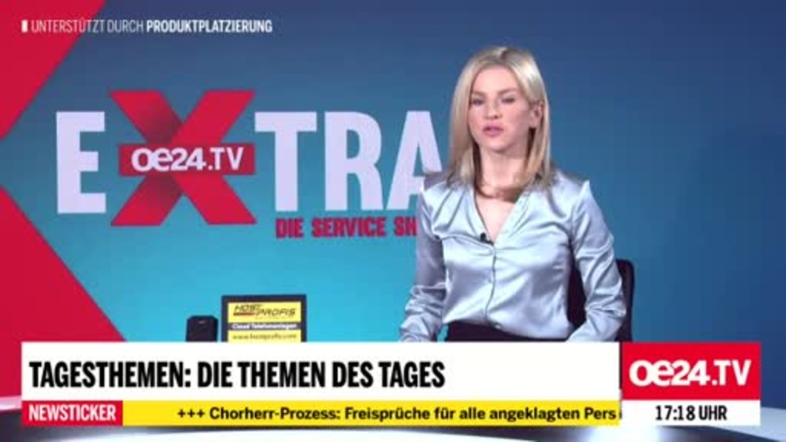 TV XXL Inserts am Beispiel "A1" - oe24.tv