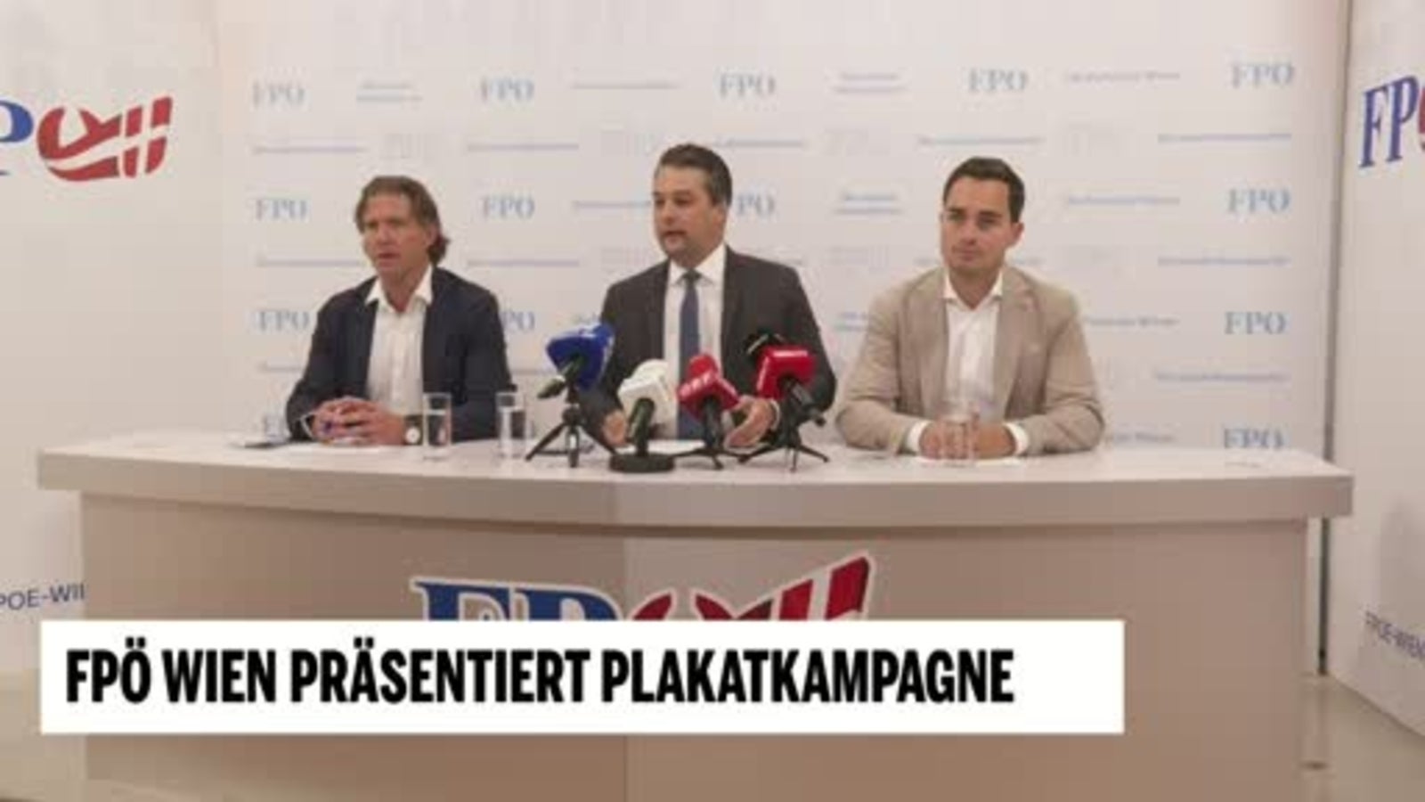 FPÖ Wien präsentiert Plakatkampagne - oe24.tv