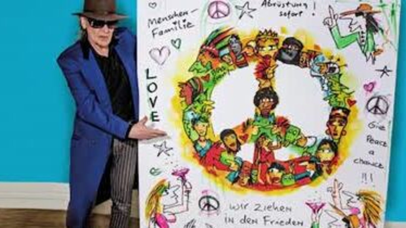Gemälde von Udo Lindenberg für 75.000 versteigert - oe24.tv