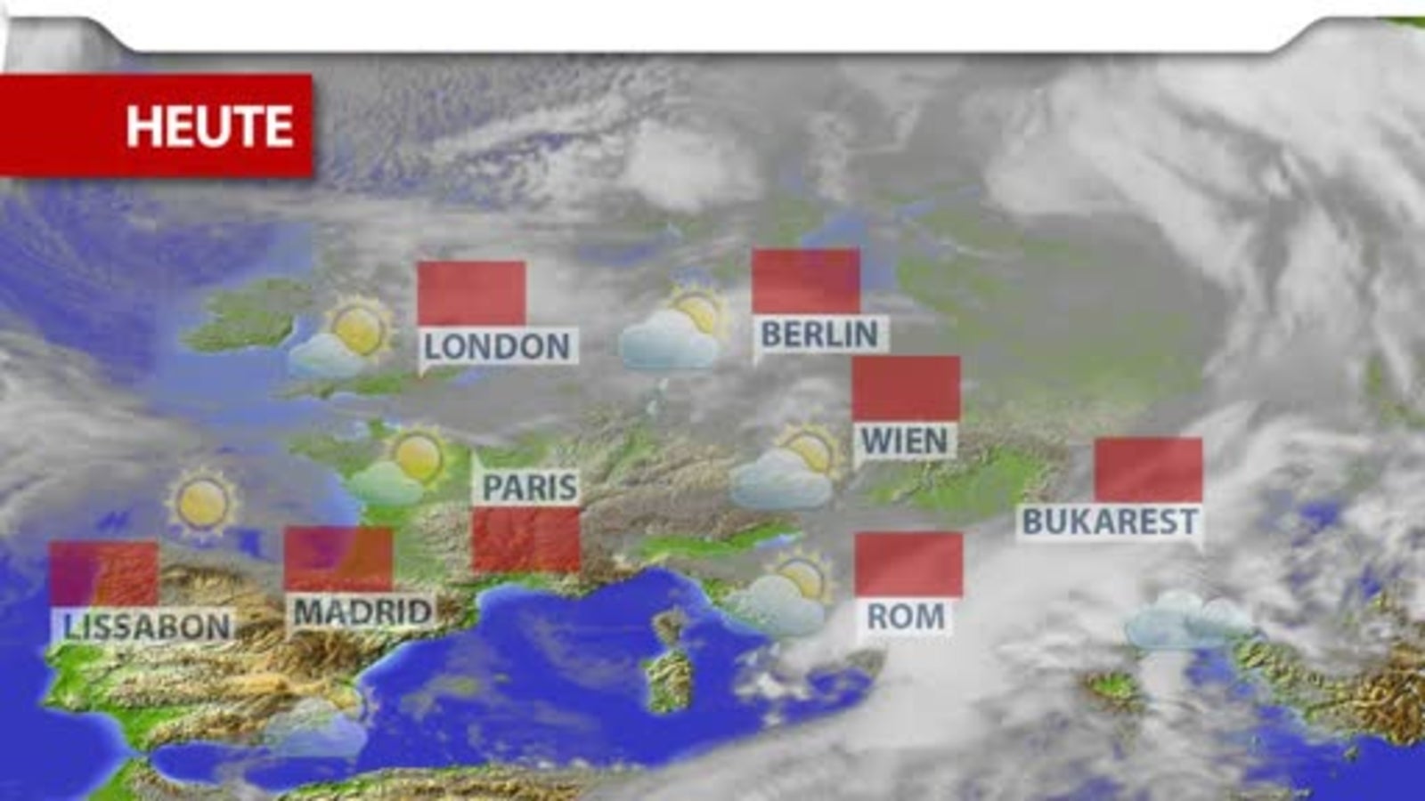 Aktuelle Wetterprognose vom Donnerstag - oe24.tv