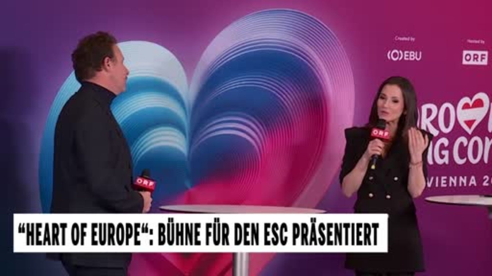 "Hearts of Europe": Bühne für den ESC präsentiert - oe24.tv