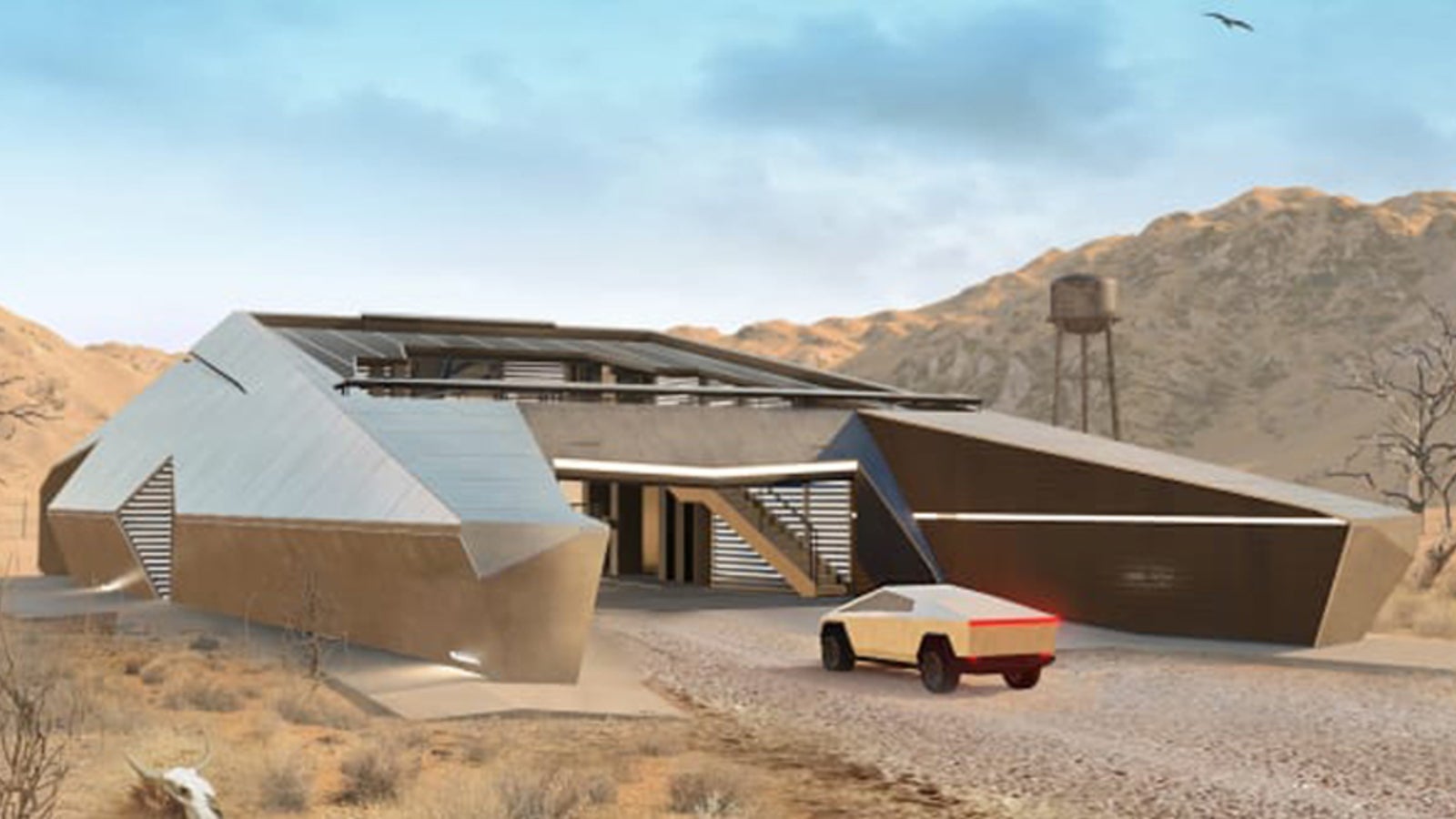 Das Haus zum Auto: Anti-Zombie-Bunker für Tesla-Fans - oe24.at