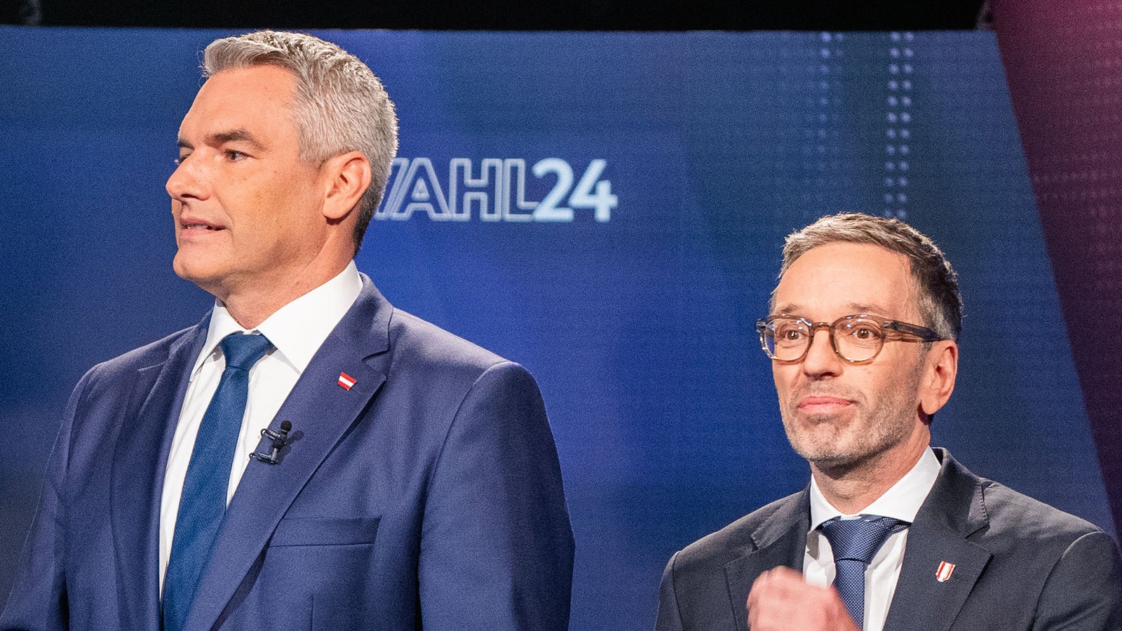 Umfrage: Nehammer stressfest - Kickl am beharrlichsten - Politik-Live