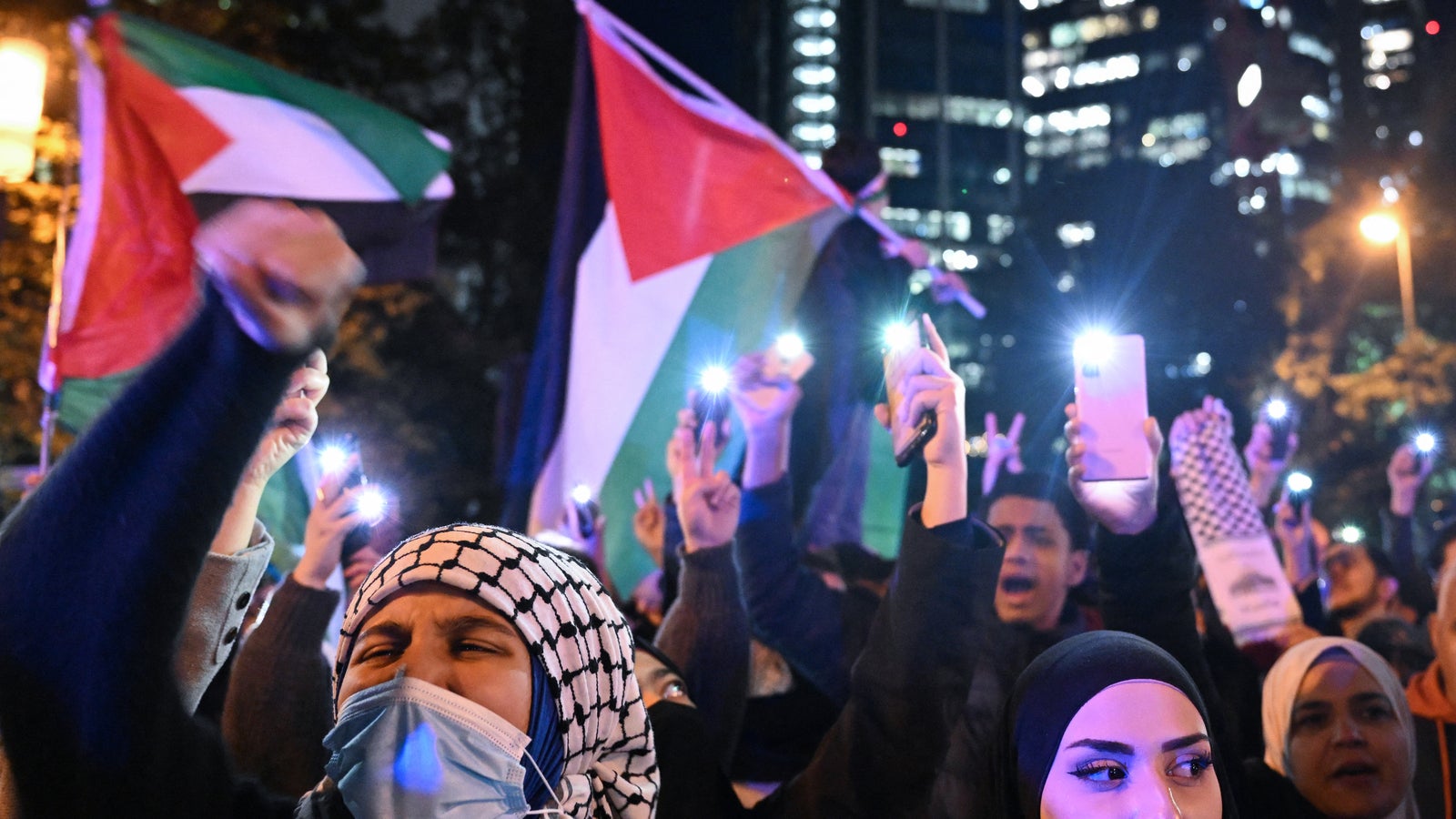 Schild mit "SS-Runen" bei pro-palästinensischer Demo - oe24.at