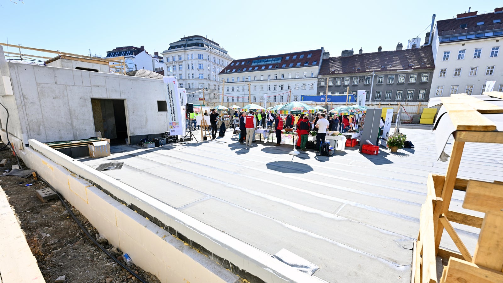 Naschmarkt: Baufortschritt und erste neue Standler - oe24.at