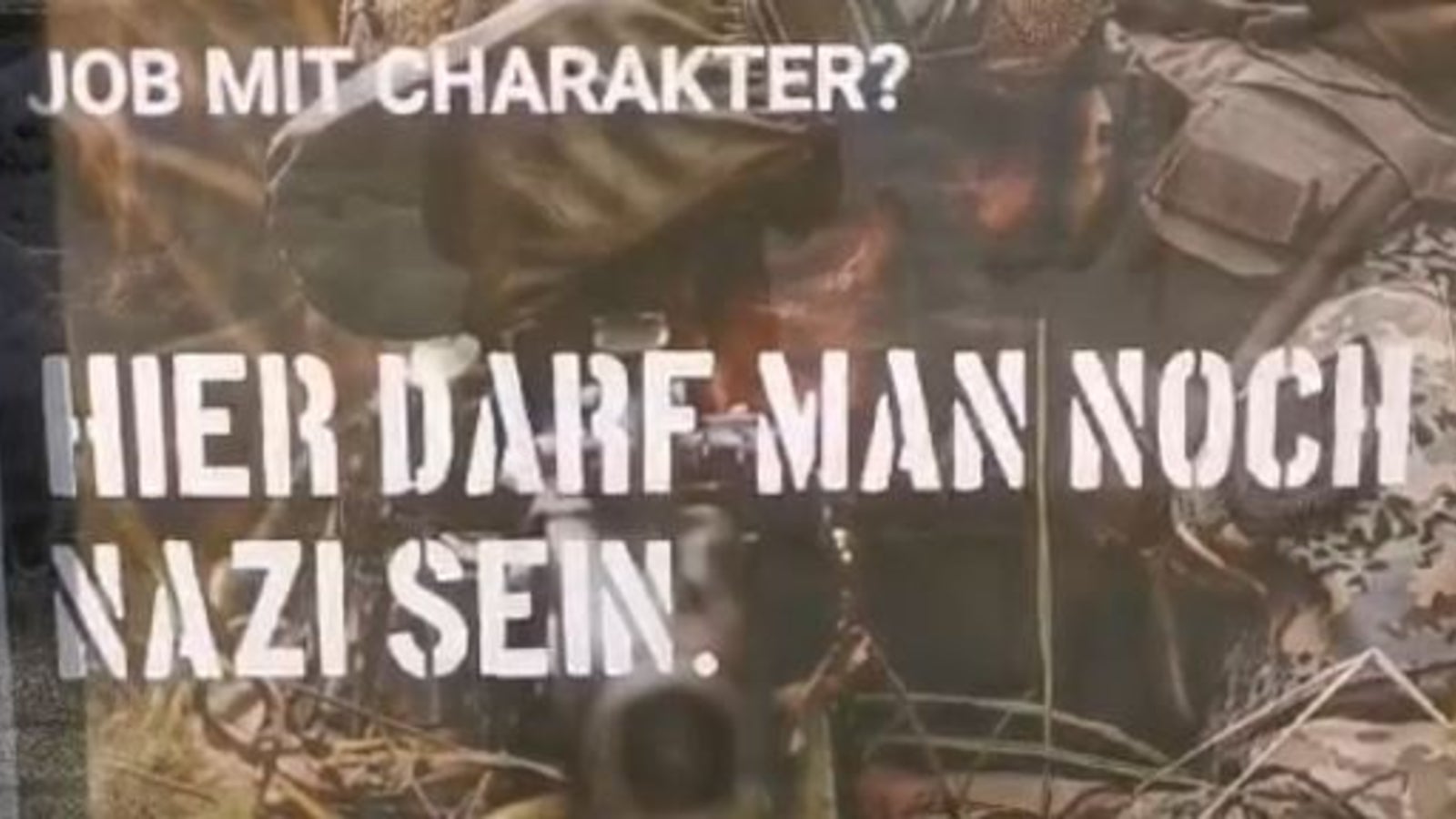 Aufregung um gefälschtes 'Bundesheer'- Plakat: 'Hier darf man noch Nazi ...