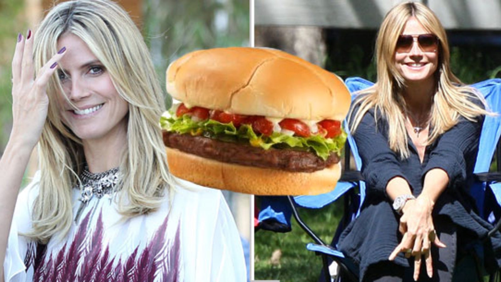 Heidi als sexy Burger-Model - stars24