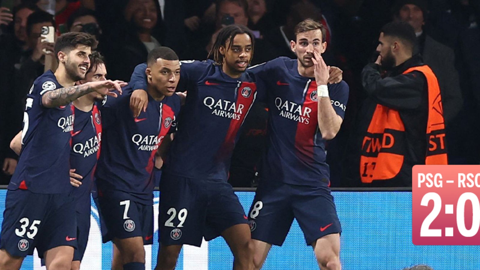 2:0 - PSG siegt gegen Bullen-Killer Real Sociedad - sport24.at