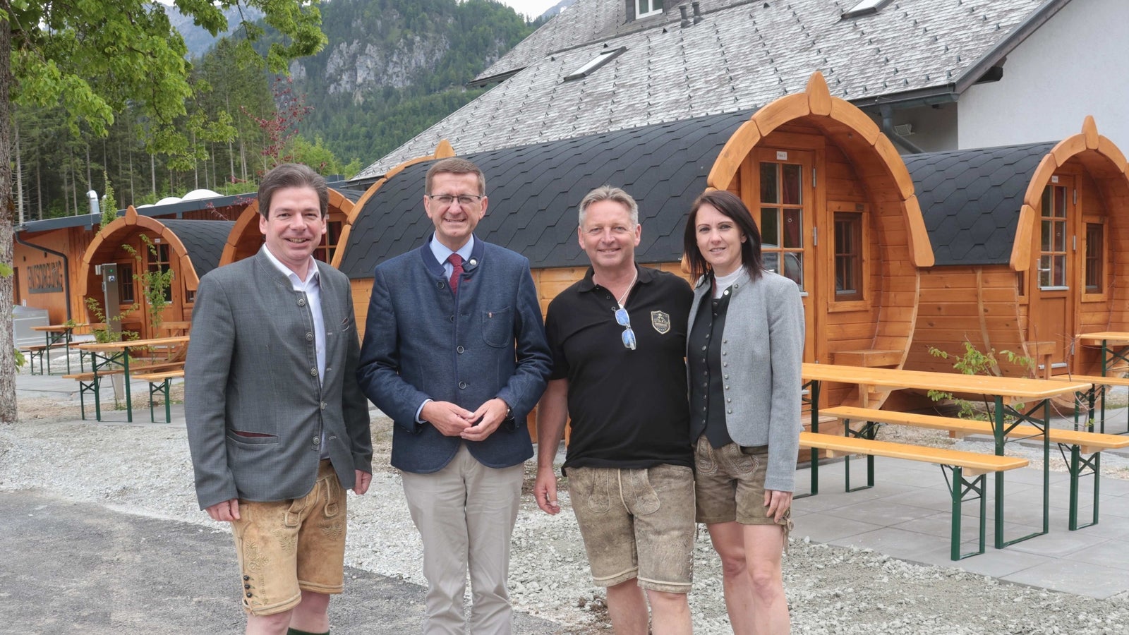 Neues Campingresort hat in Hinterstoder eröffnet: 24 Zeltplätze, 82 Stellplätze und 10 Hotel ...