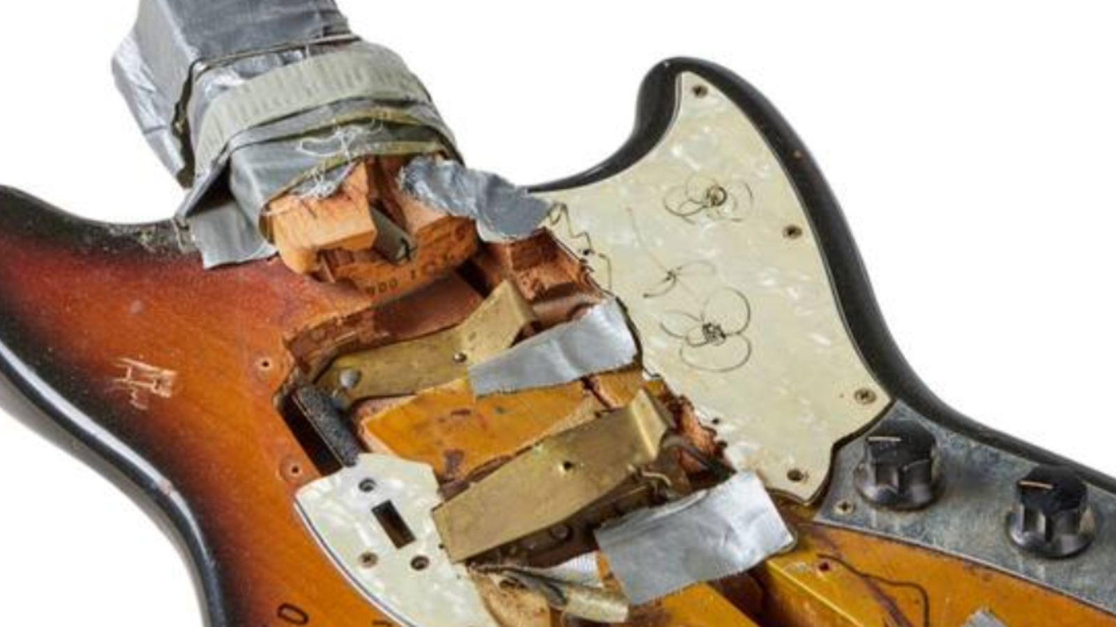 Kaputt geschlagen: Für so viel Geld wurde Kurt Cobains Gitarre ...