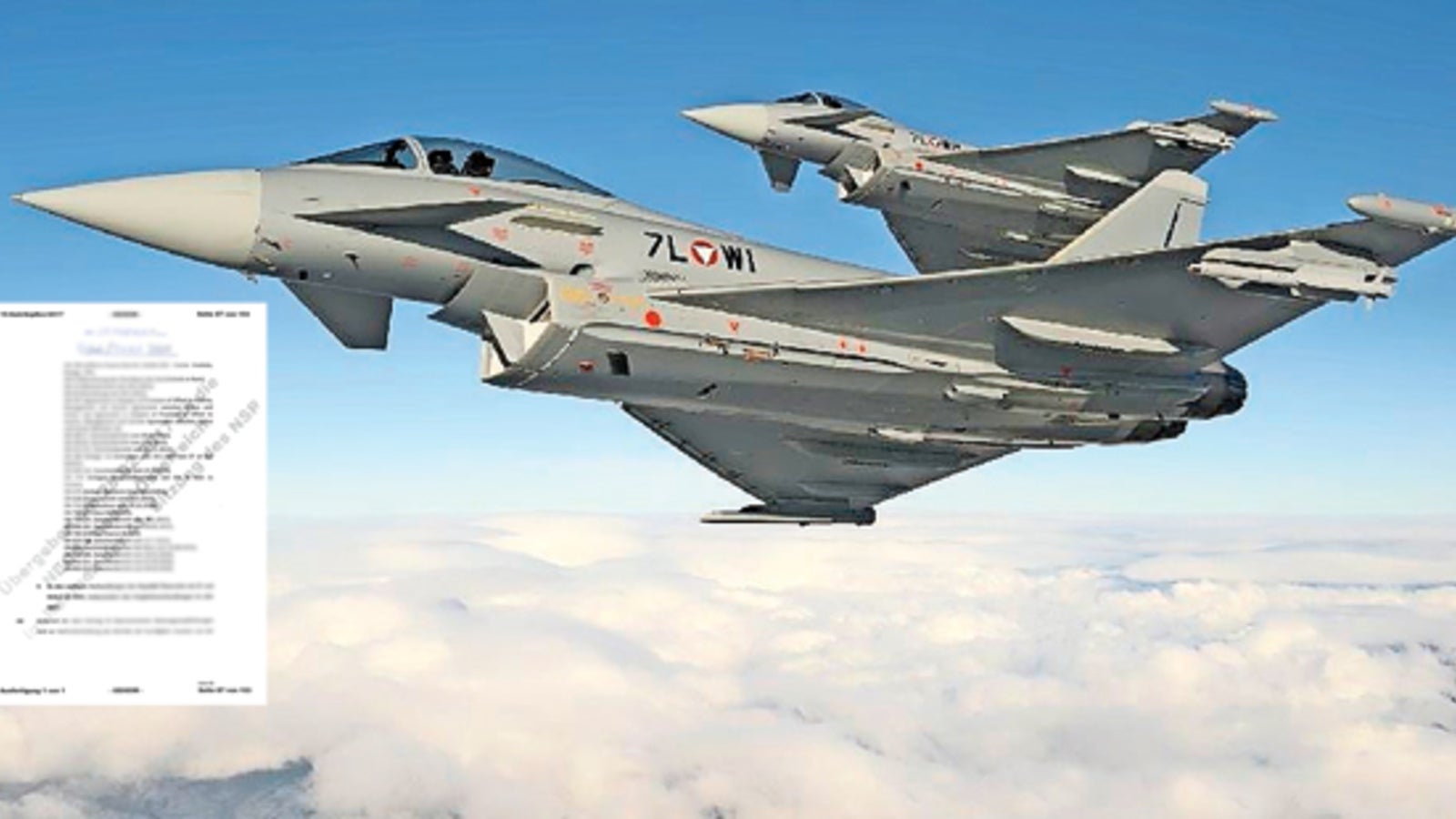 Eurofighter: Geheim-Akte lag offen herum - Politik-Live