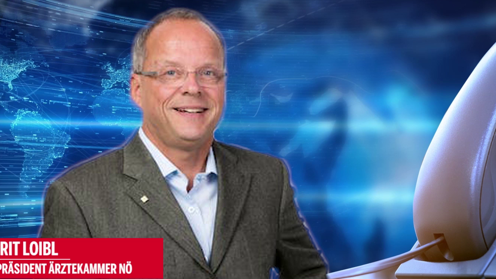 Vize der NÖ Ärztekammer Gerrit Loibl zur Impfpflicht - oe24.tv