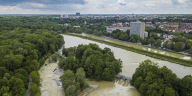 Alarmstufe Rot! Hochwasser-Warnung in München - oe24.at
