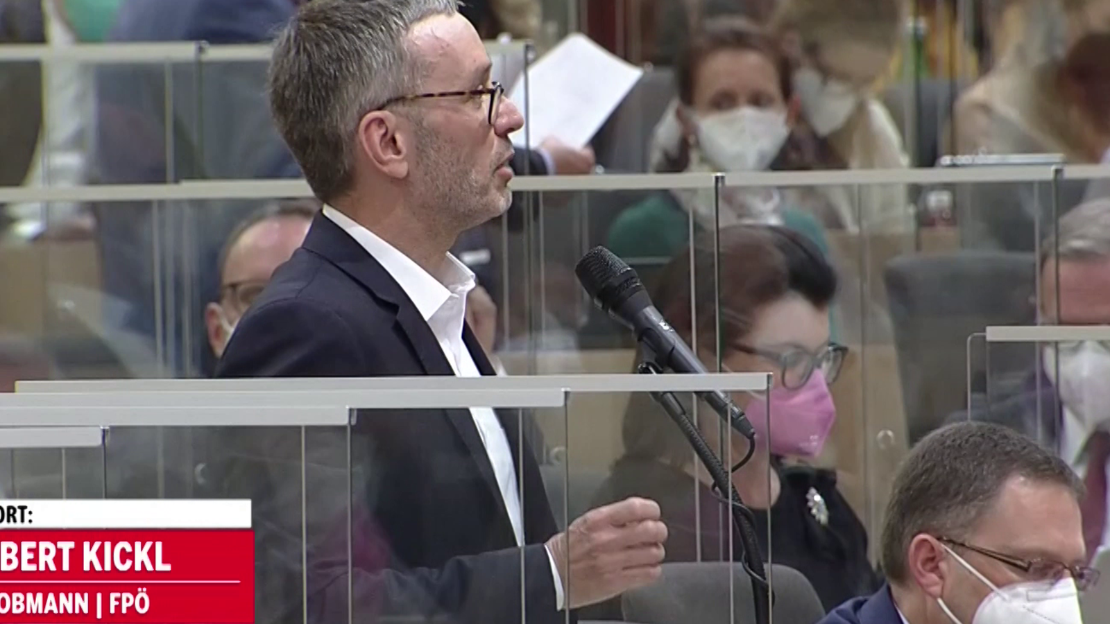 Herbert Kickl zu Masken-Eklat im Parlament - oe24.tv