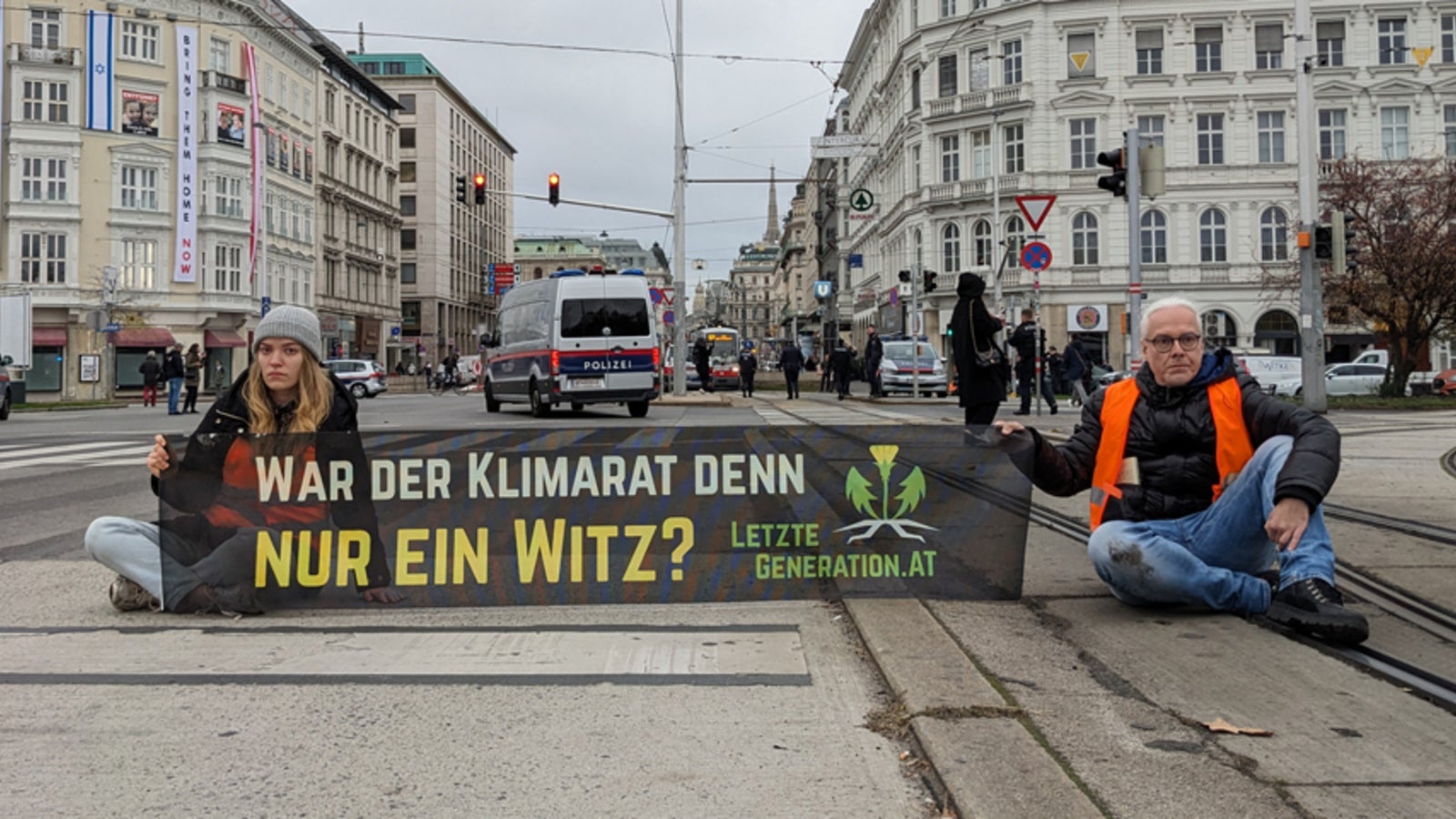 Klima-Kleber legen schon wieder Verkehr in Wien lahm - oe24.at
