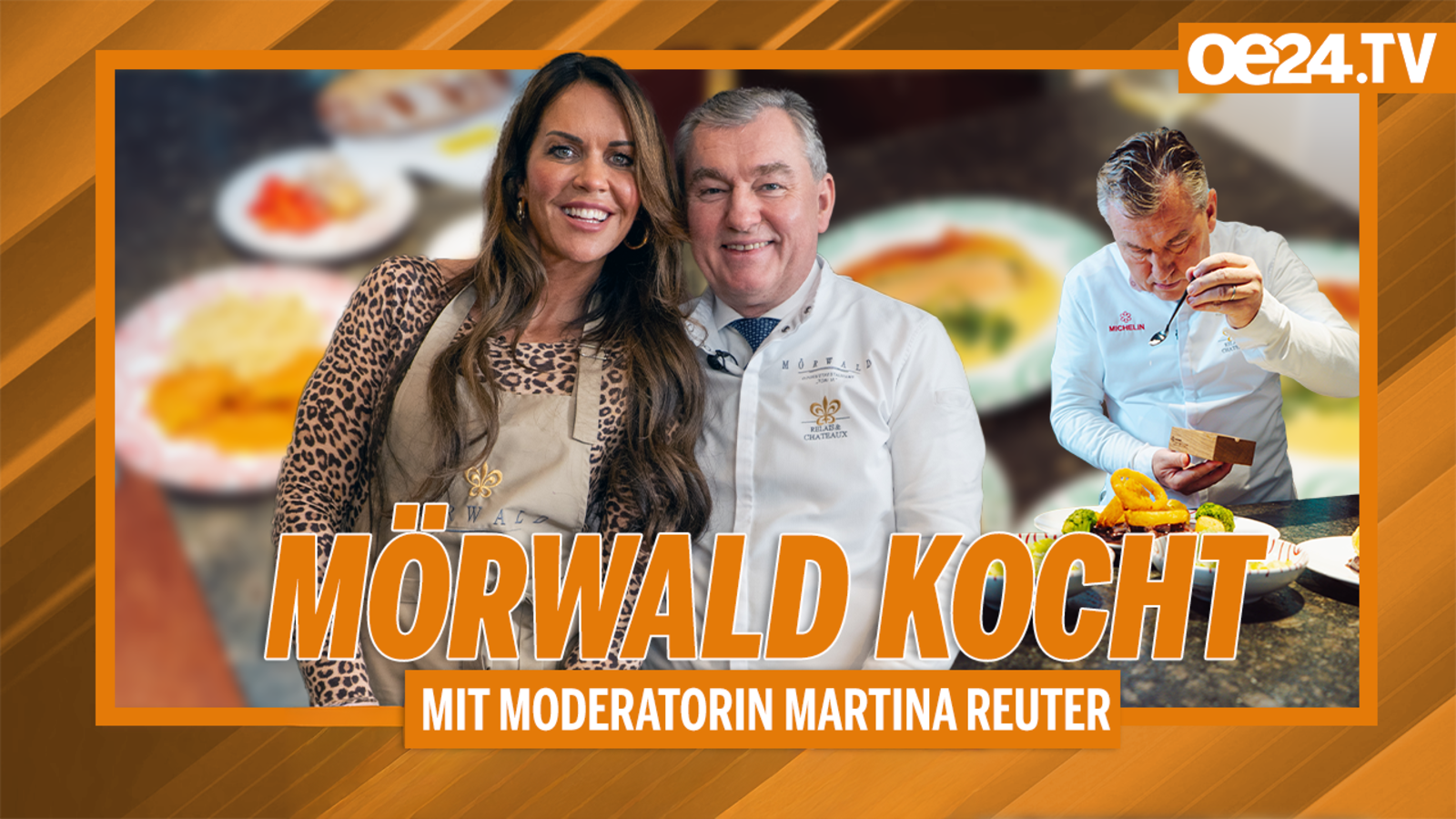 Mörwald kocht! Toni Mörwald trifft auf Moderatorin Martina Reuter - oe24.tv