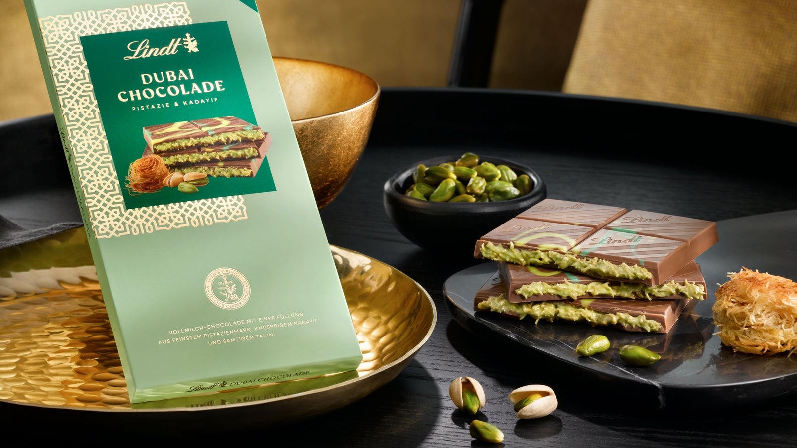 Lindt verkauft Dubai-Schokolade jetzt auch in Österreich - Cooking