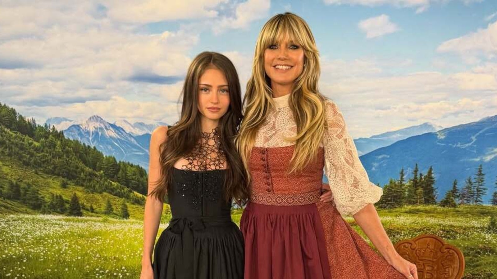 Wiesn-Hit: Heidi und Leni Klum tragen Dirndl von Austro-Label Sportalm - madonna24.at