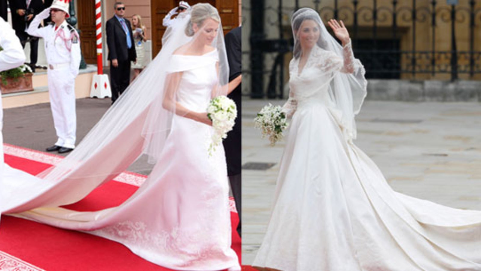 Charlene vs. Kate: Wer war die schönere Braut? - madonna24.at