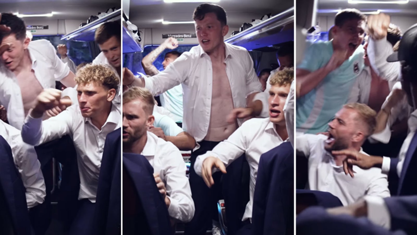 Irre Bus-Party! So feiern unsere EURO-Helden - sport24.at