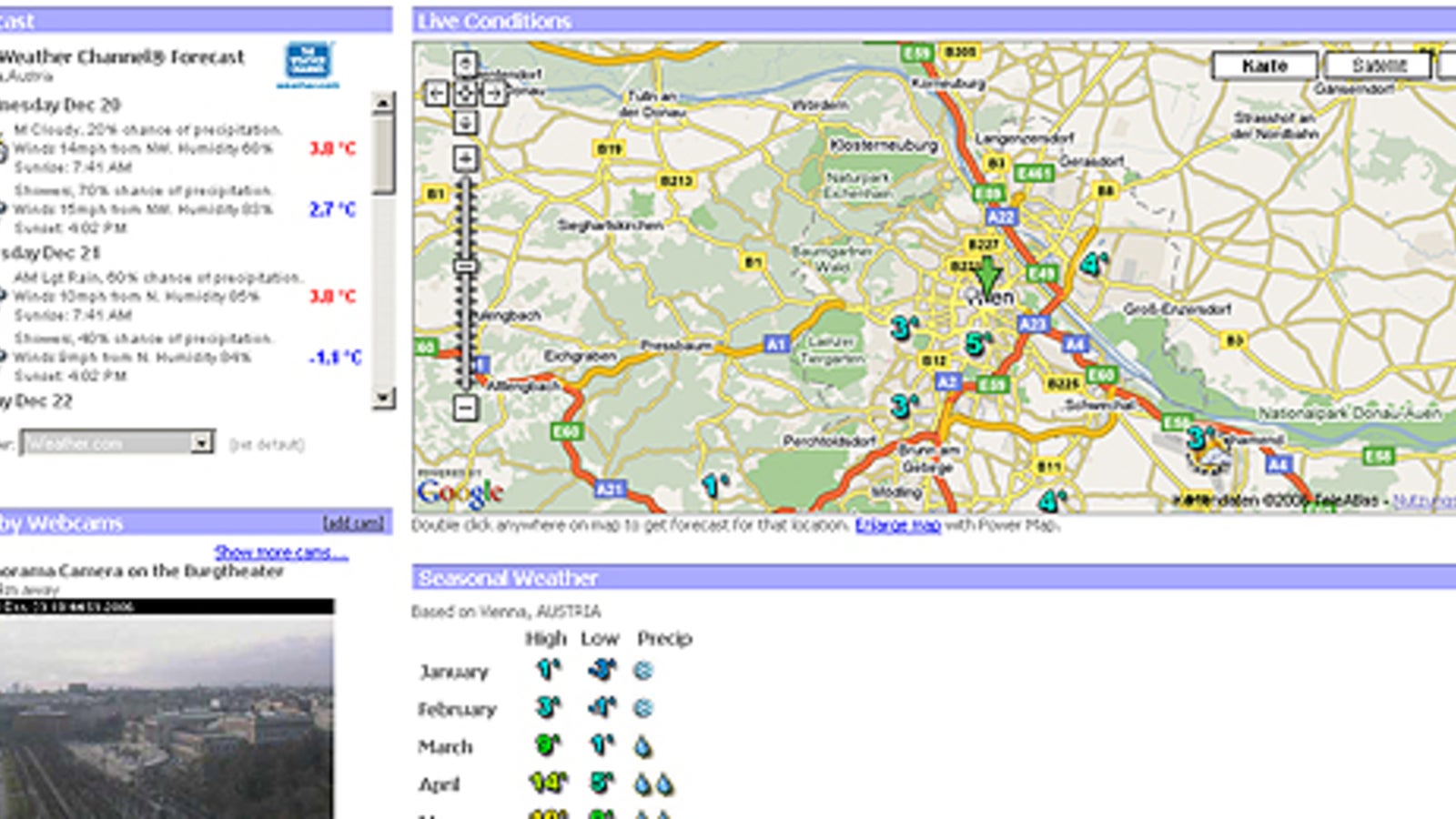 Echtzeit-Wetter mit Google Maps - oe24.at