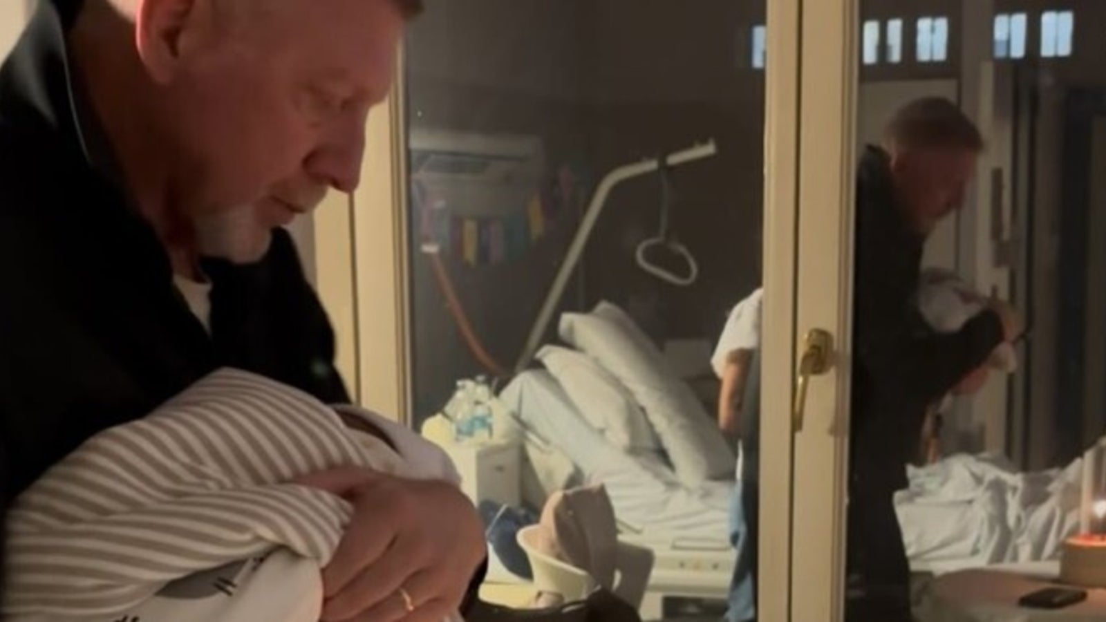 Erster Auftritt zu dritt! Boris Becker und Lilian zeigen Baby Zoë in ...