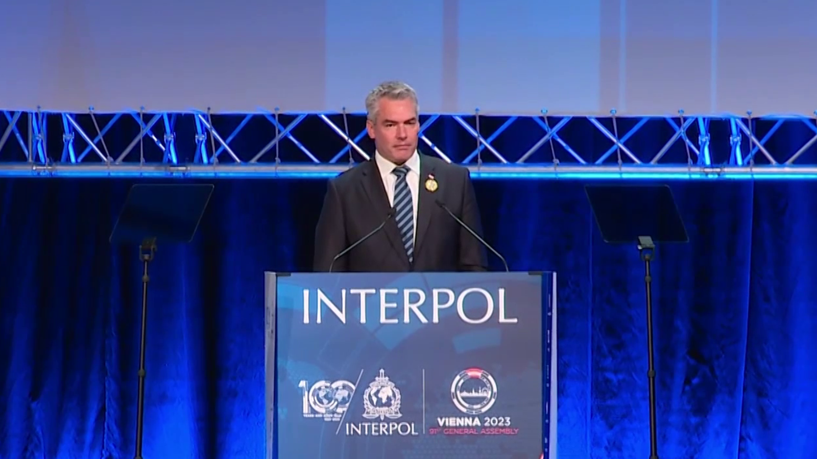 91. Interpol-Generalversammlung in Wien eröffnet - oe24.tv