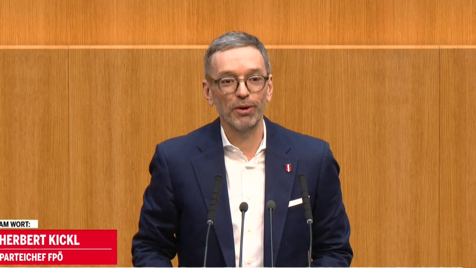 Herbert Kickl | Hitzige Debatte um Neuwahlen - oe24.tv