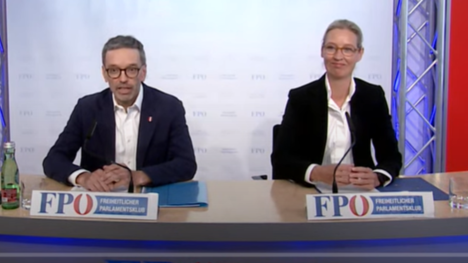 FPÖ-AfD-Aufreger-PK: Kickl und Weidel attackieren Verfassungsschutz ...
