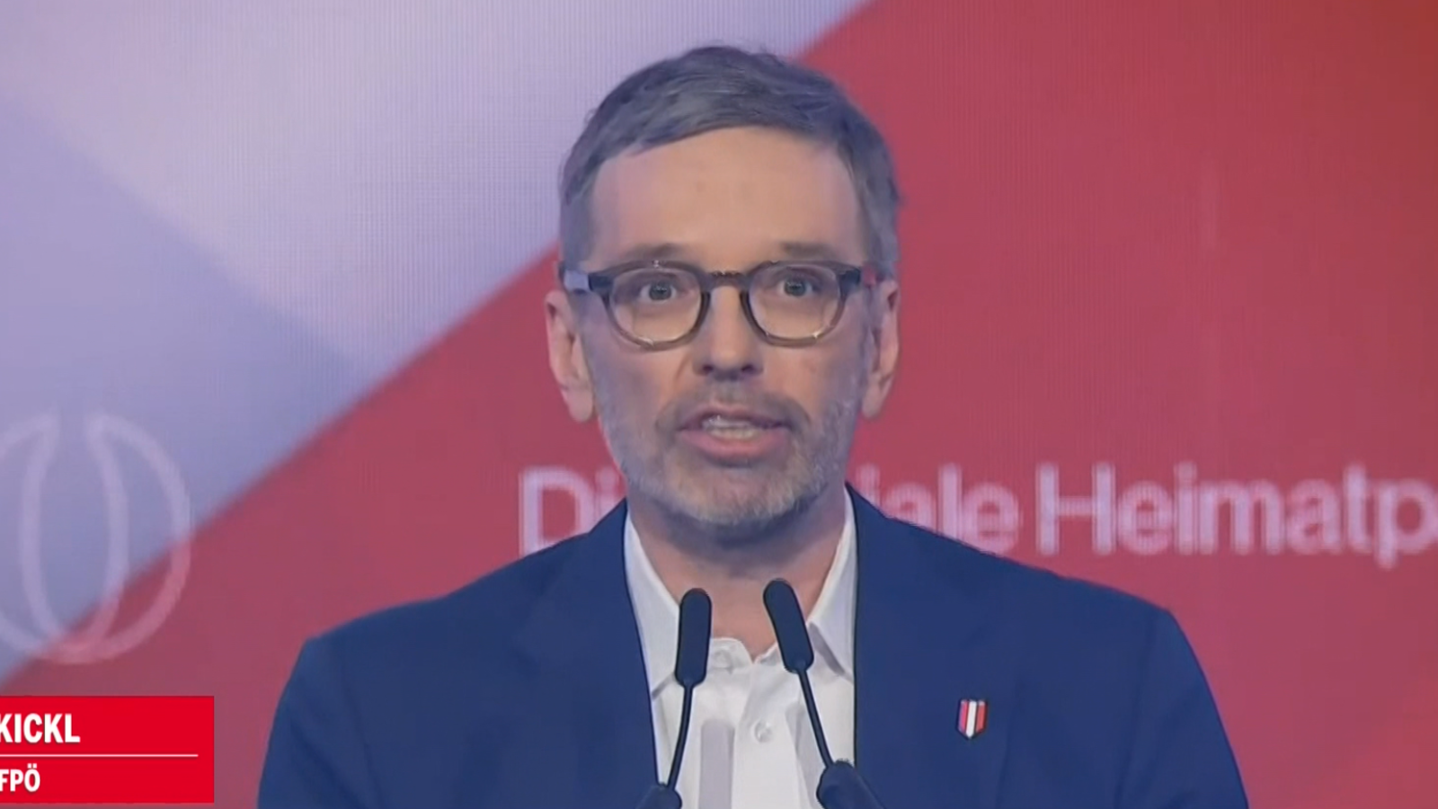 Herbert Kickl beim Neujahrstreffen der FPÖ - oe24.tv