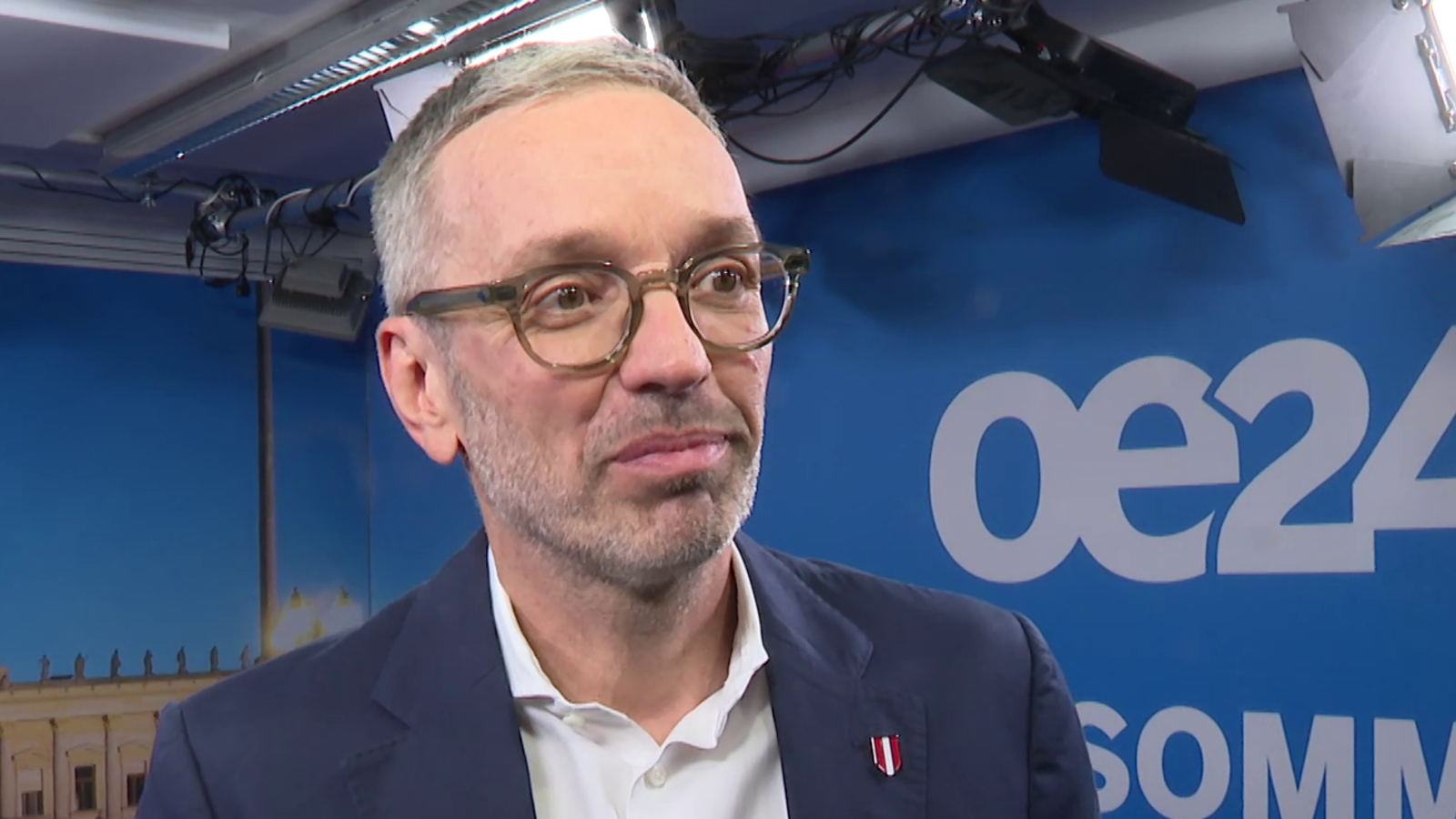 FPÖ-Bundesparteiobmann Herbert Kickl vor dem großen oe24-Sommergespräch - oe24.tv