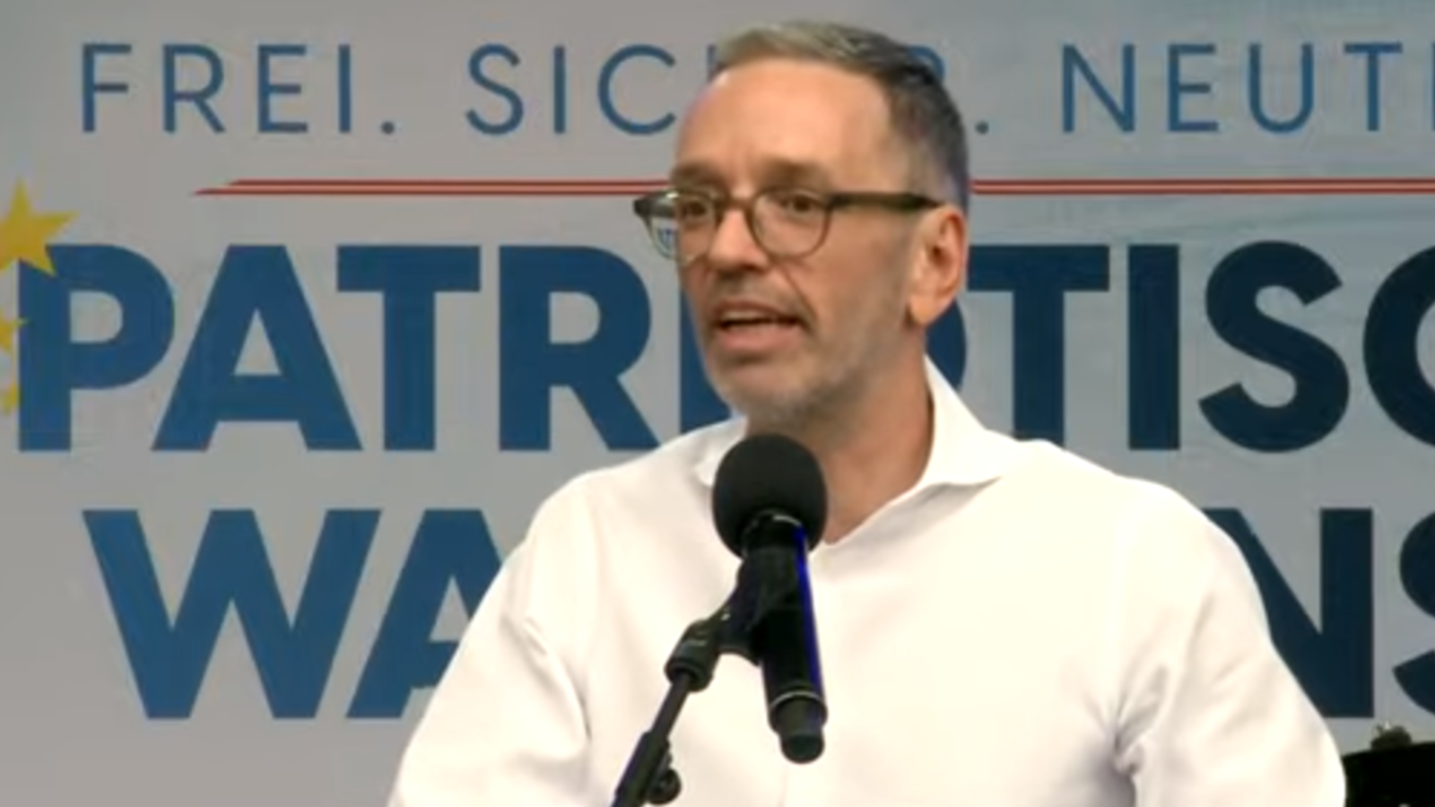 EU-Wahl: Kickl tobt gegen das System und die Gegendemonstranten - Politik-Live