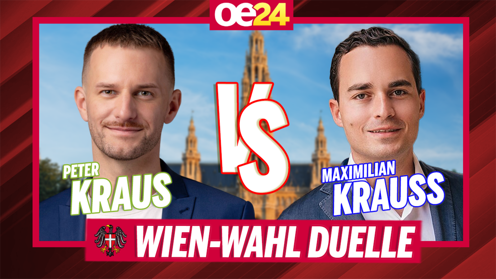 Wien-Wahl: Peter Kraus vs. Maximilian Krauss | Isabelle Daniel - oe24.tv