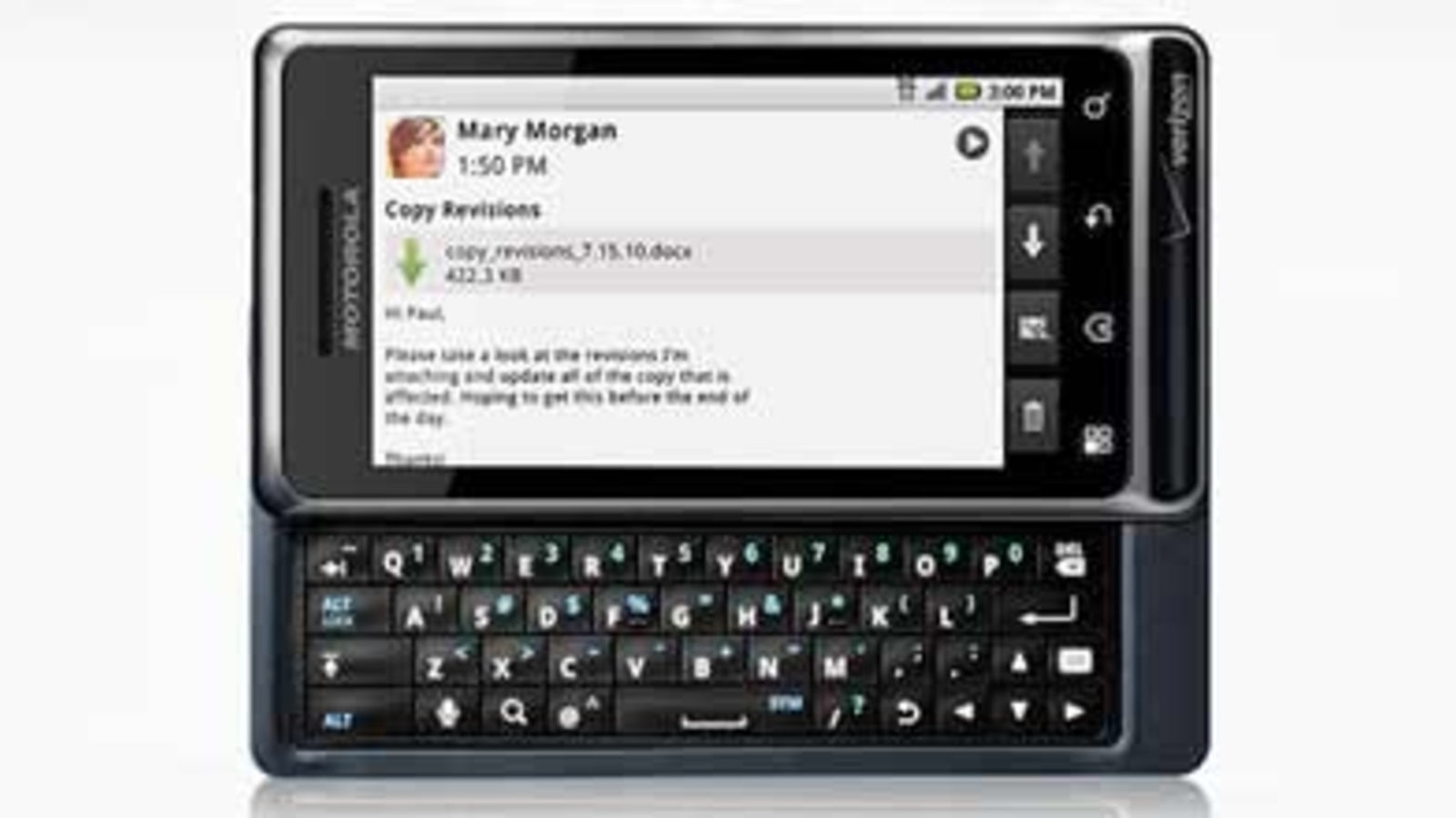 Motorola zeigt das Milestone/ Droid 2 - oe24.at
