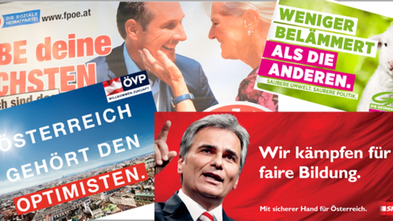 Polit-Plakate im Wahl-Check - Politik-Live
