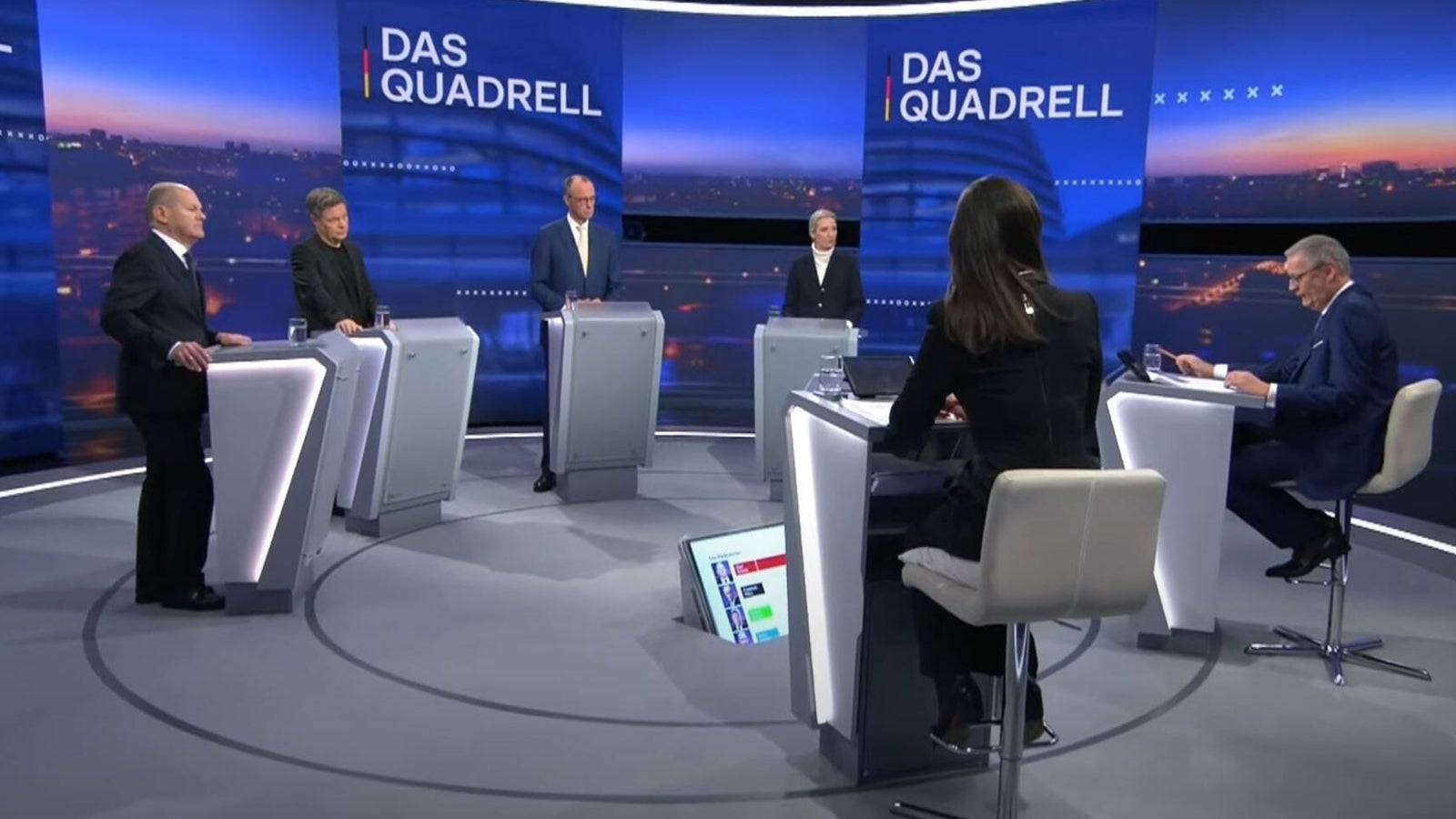 Schlagabtausch & Dschungelcamp im TV-"Quadrell" - oe24.at