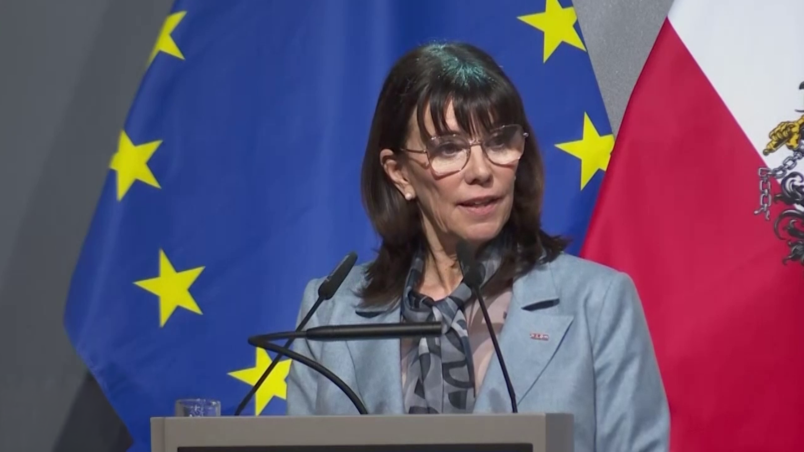 Wirtschaftsparlament: Erster Auftritt von Martha Schultz - oe24.tv