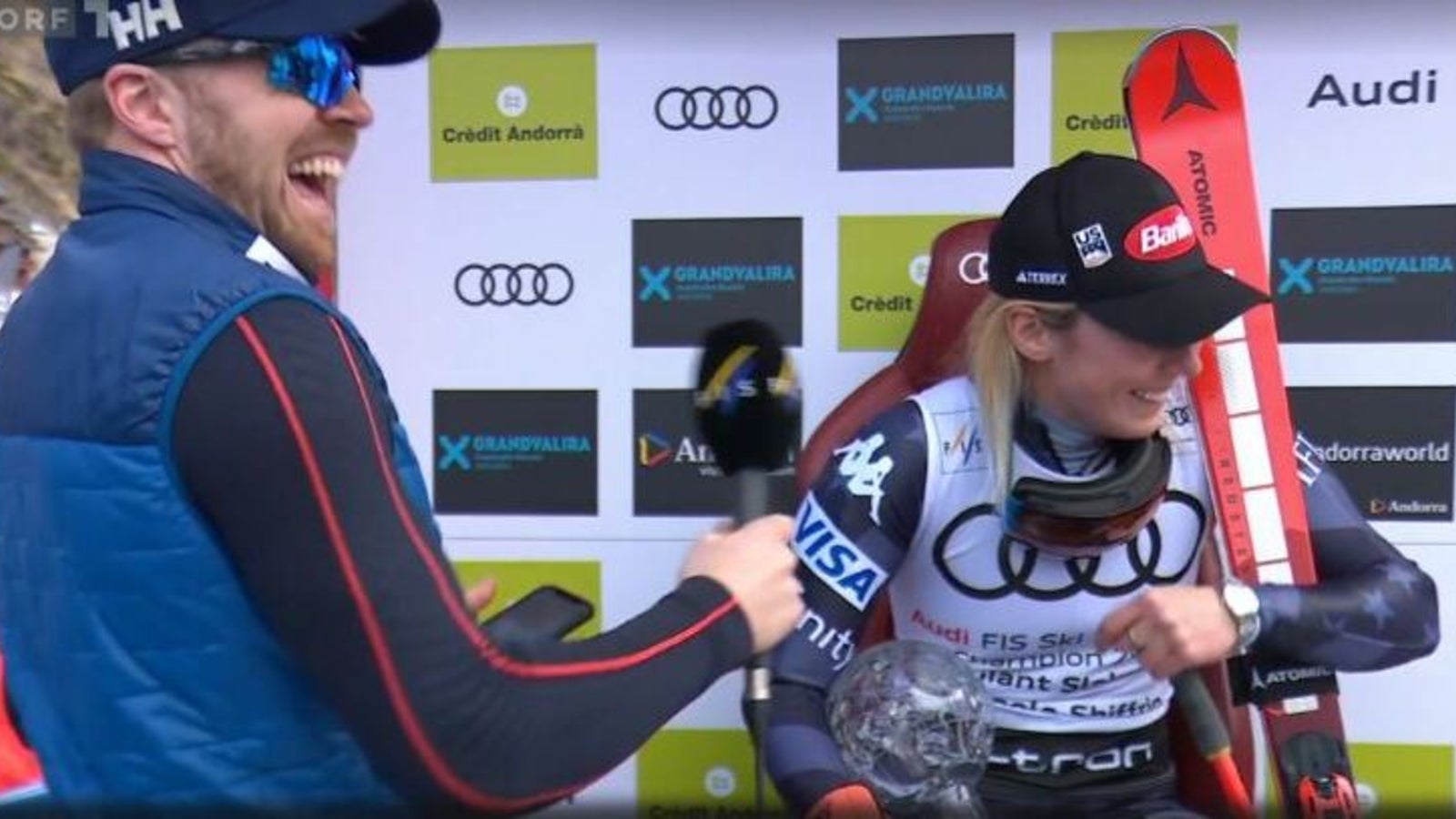 Interview mal anders: Mikaela Shiffrin von Herzblatt interviewt - sport24.at