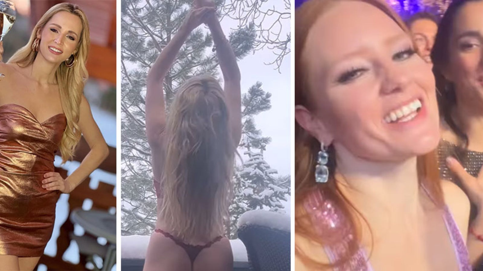 Prosit 2025! Popo-Show & Küsschen: So feierten die Stars - stars24