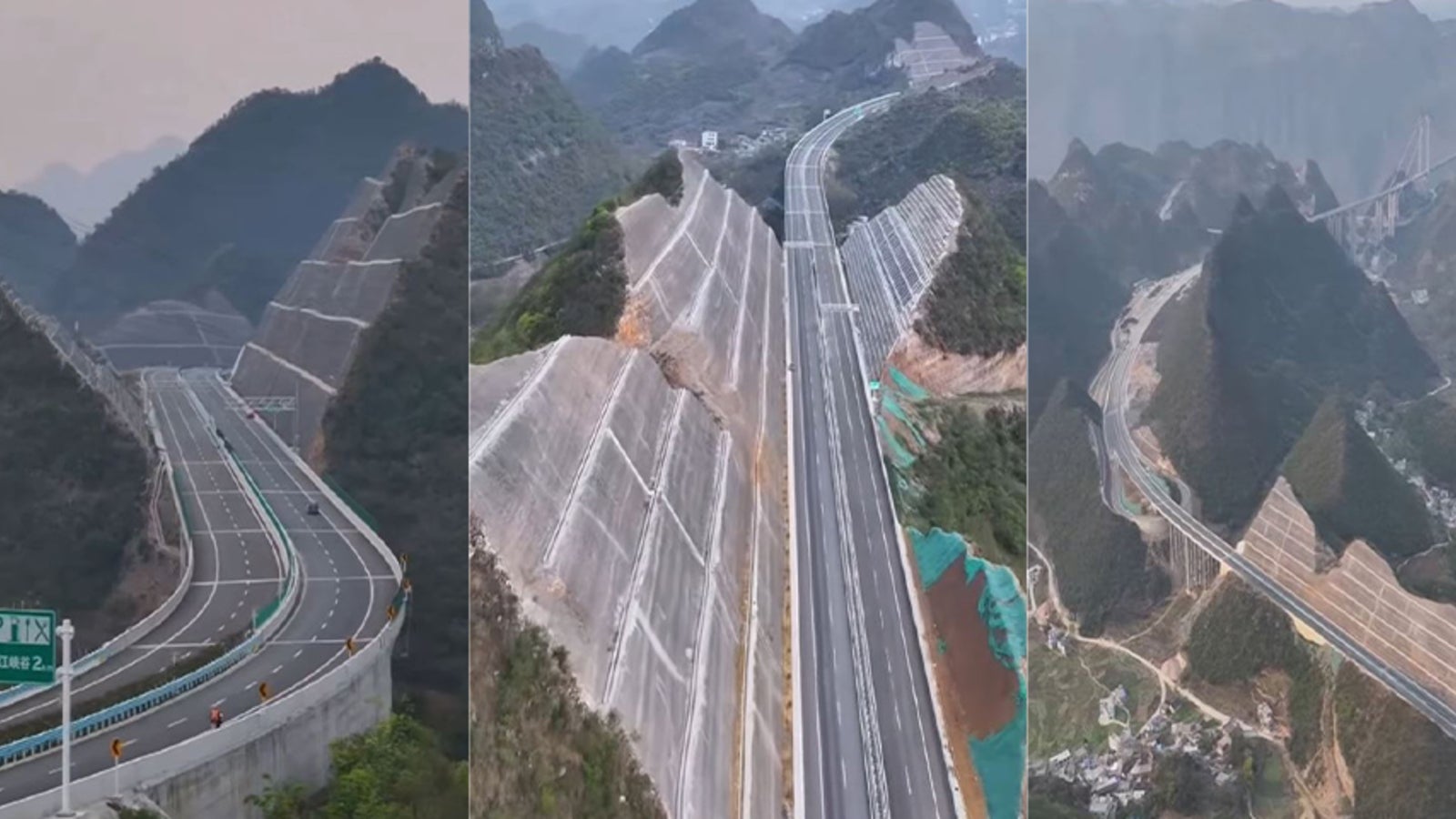 So spaltet China Berge für die höchste Brücke der Welt - oe24.at