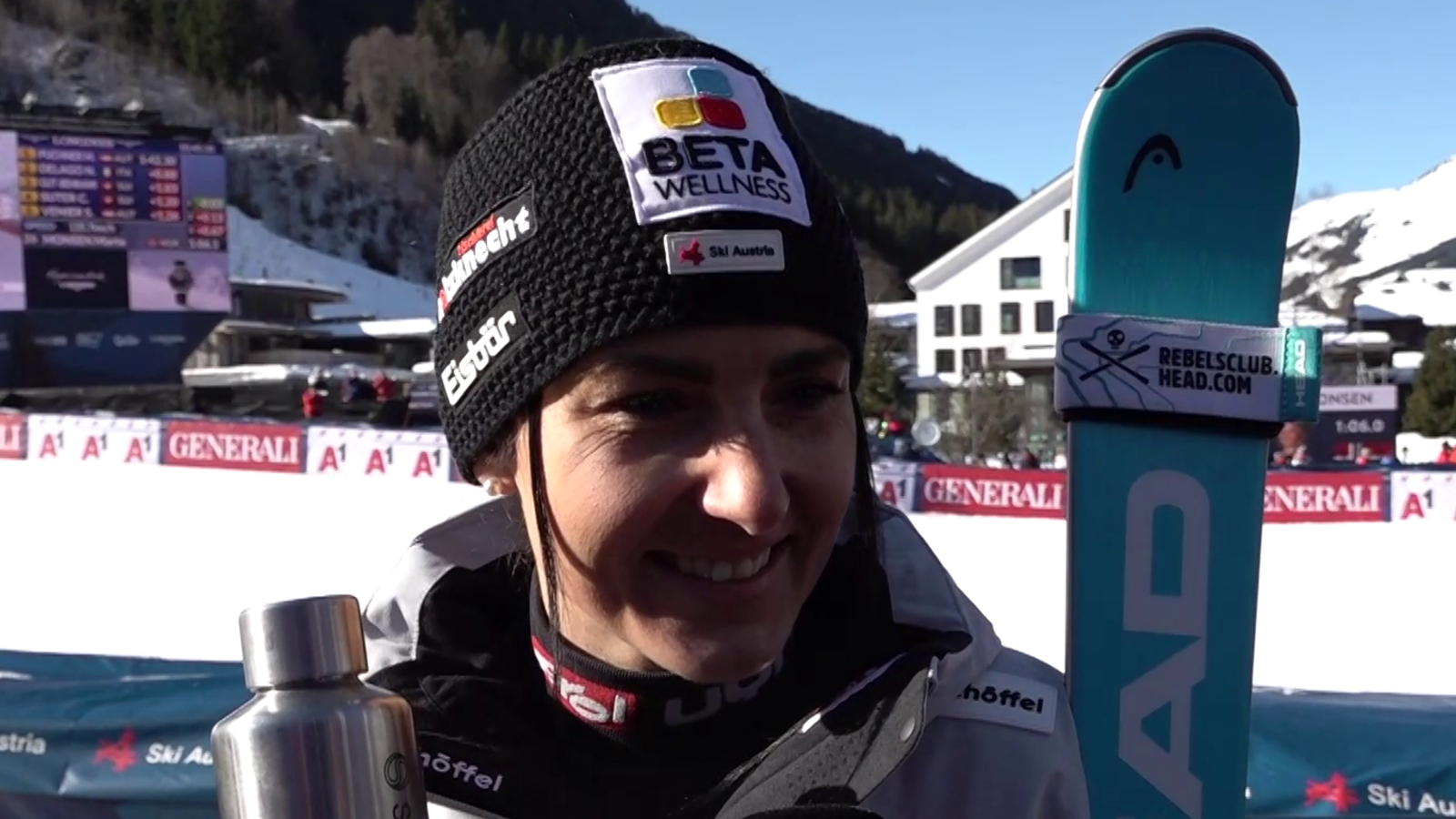 Stephanie Venier im Interview | Ski-WM im Saalbach - oe24.tv