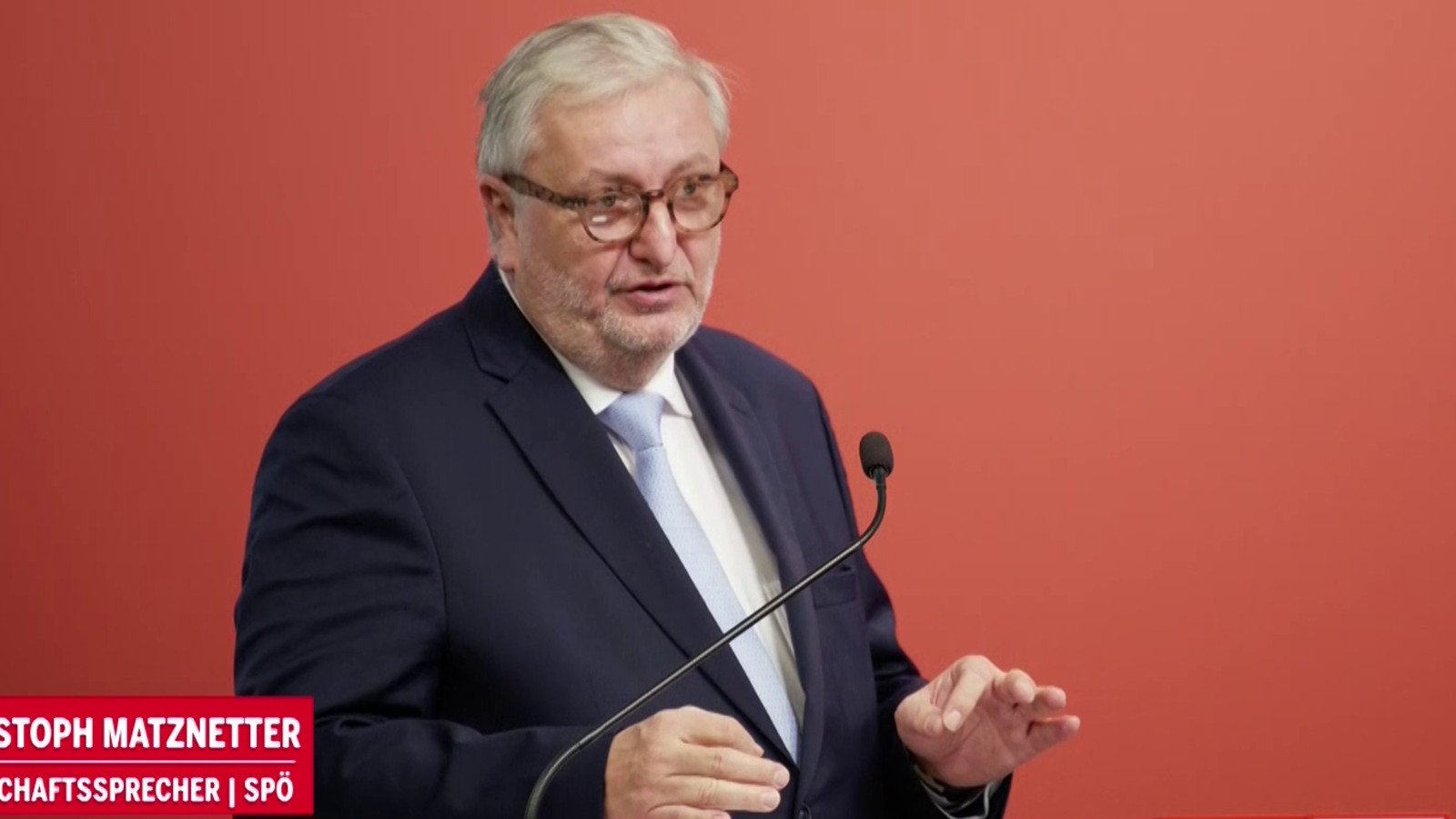 Statement von Christoph Matznetter - oe24.tv